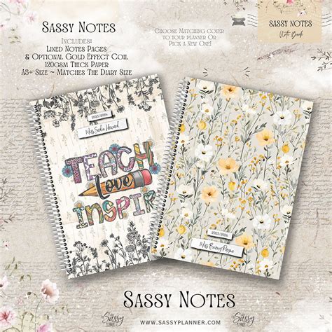 Sassy Notes Personalised Notebook Lined The Sassy Planner