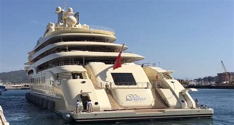 Behind The Dilbar Superyacht By Lurssen