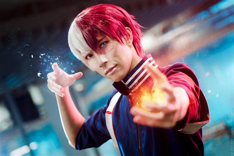 [oc] Shoto Todoroki Cosplay By Anto Kun R Bokunoheroacademia