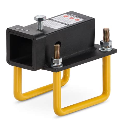 Arksen Heavy Duty Steel U Bolt 2 Hitch Receiver Adapter