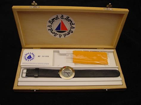 Wristwatch Bord A Bord French Uni Sex Solid Bronze Genuine Leather