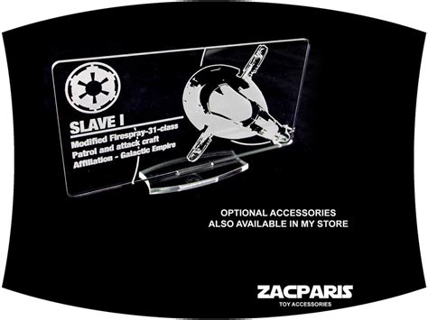 Custom Star Wars 1996 Hasbro Potf Shadows Of The Empire Slave 1 Slave I