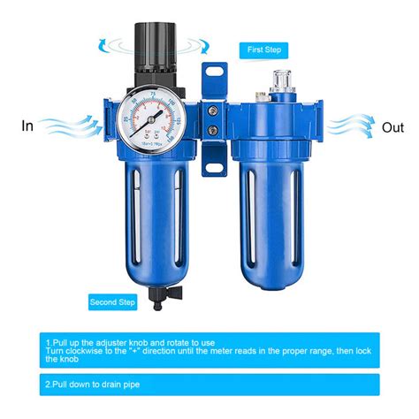 Filter Regulator And Lubricator Good Compression Resistance Air
