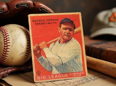 1933 Goudey Babe Ruth 149 Baseball Card Hand Aged Reprint Faithful
