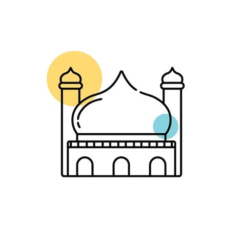Premium Vector Mosque Icon