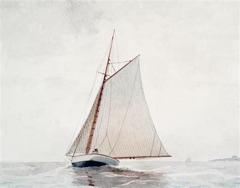 Windmill Boat In The Ocean