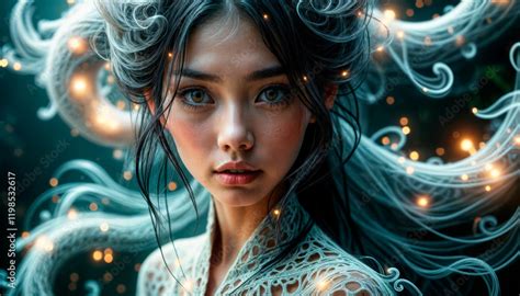 Beautiful Chinese Witch With Sexy Look And Gentle Mysterious Smile