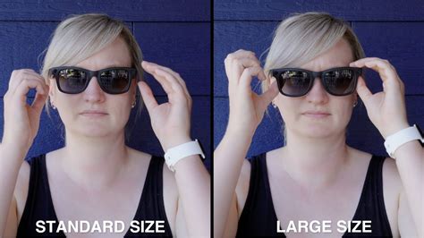 Ray Ban Meta Wayfarer Standard Vs Large Size Comparison Youtube