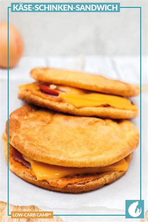 Käse Schinken Sandwich 🥪 Dein Low Carb Snack To Go 😍