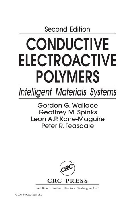 Pdf Conductive Electroactive Polymers Dokumen Tips