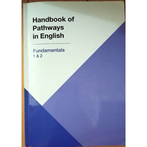 Handbook Of Pathways In English的價格推薦 2025年1月 比價比個夠biggo