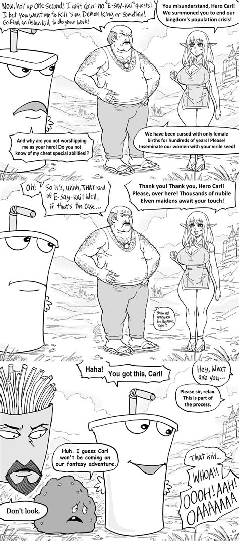 Rule 34 1girls 3boys Aqua Teen Hunger Force Bad End Bald Bb