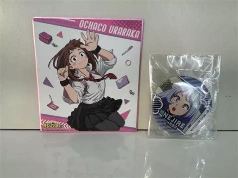 My HÉros Academia Ochako Uraraka Nejire Hado Shikishi Carte Peut Badge