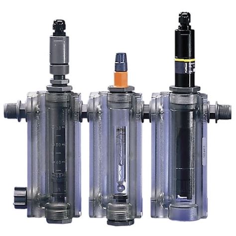 Clear Inline Flow Cell Sensor Housing 5 Port Ias Inc