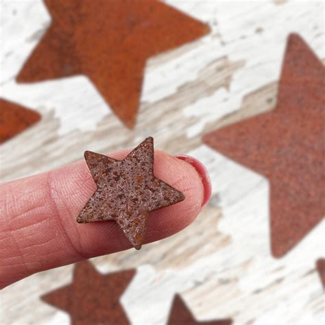 Rusty Tin Stars Assortment Rusty Tin Cutouts Rusty Tin Primitives