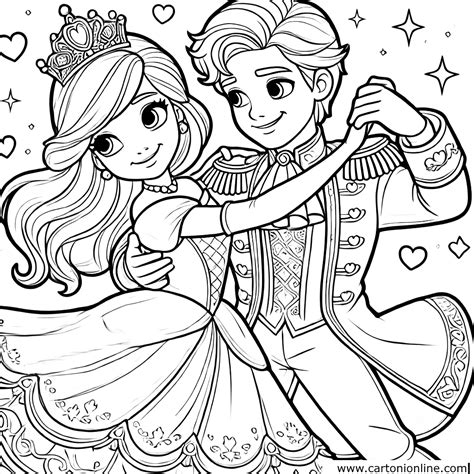Dibujos Para Colorear De La Bella Y La Bestia Bailando Diseños De