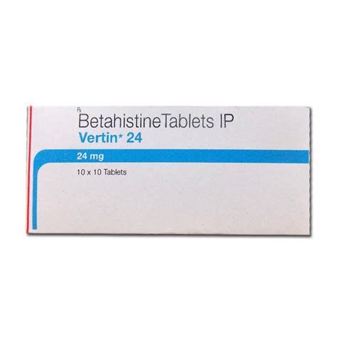Buy Vertin 24 Mg Tablet 10 Tab In Wholesale Price Online B2b