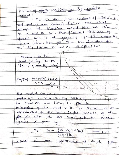 method of false position pdf