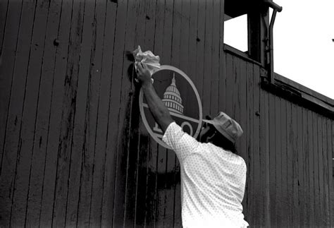 Bowie Living Caboose Dedication At Allen Pond July 1973