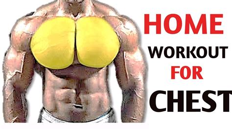 Home Workout For Chest Chest Workout Chest Exercises At Home Youtube