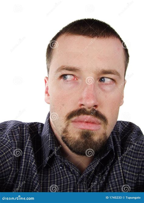 Young Male Looking Left Stock Image Image Of Look Beard 1745233