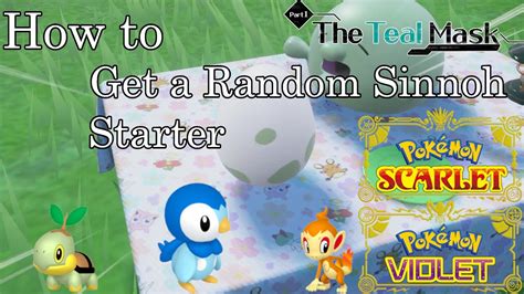 Pokemon Scarlet And Violet How To Get Piplup Chimchar Or Turtwig YouTube