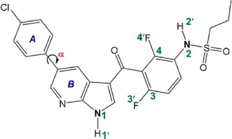 Chemical Structures Of Vemurafenib Download Scientific Diagram