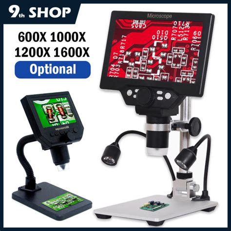 1600x 1200x 1000x 600x Digital Microscope For Pcb Board Repair