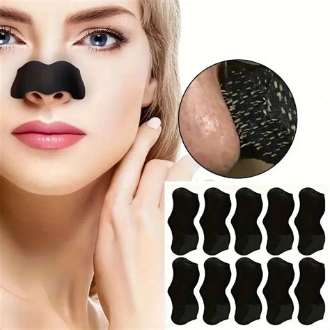 1 Pc Bamboo Charcoal Blackhead Removal Nasal Stickers Shrink Pores Acne