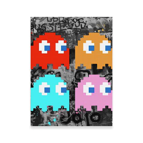 Pacman Ghosts Wall Art