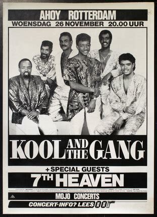 Kool And The Gang Kool And The Gang Ahoy Rotterdam November 26 1986