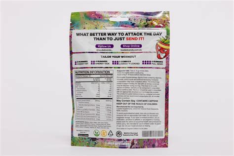 Pre Workout Gummies Loaded Candy