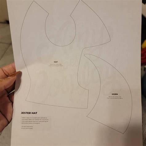 Jester Hat Sewing Pattern Etsy