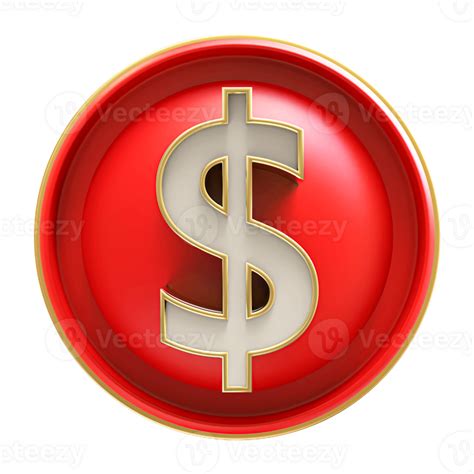 Icon 3d Dollar Symbol 46646174 Png