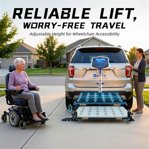 Rockland Electric Wheelchair Scooter Carrier 350 Lb Capacity Steel
