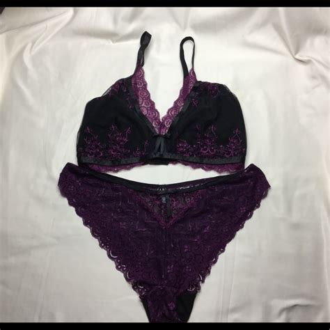 Rene Rofe Intimates And Sleepwear Rene Rofe Pure Beauty Lace Bra Panty Set Poshmark