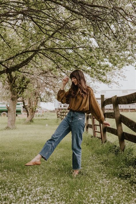 The Jane Blouse And Way High Denim Farm Fashion Farm Clothes