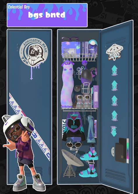 Splatoon 3 Splatfest Locker Aliens Splatoon Locker Designs Lockers
