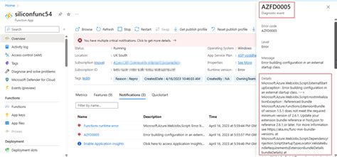 How Do You Solve Azfd0005 Azure Function App Error Stack Overflow