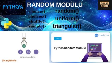Python Random Modülü Lesson 9 Youtube