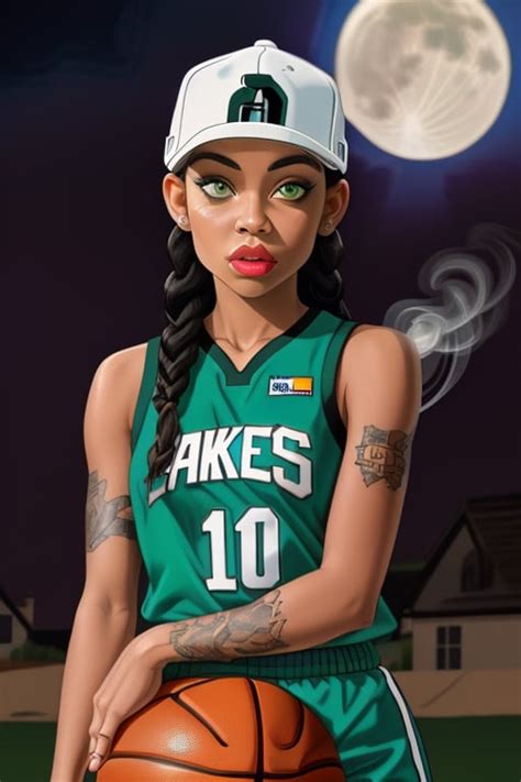 Light Skin Girl Colorful Wit Image Created By Wavyyosotrendy