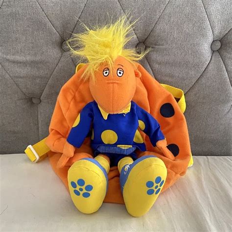 Cbeebies Tweenies Jake Backpack Rucksack Bag Plush Soft Toy Hasbro 1999