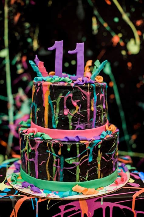 Karas Party Ideas Neon Glow Birthday Party Karas Party Ideas