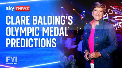 Clare Baldings Olympic Medal Predictions 02 43 First News Education