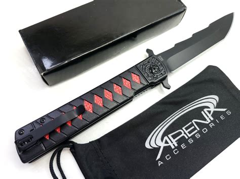 Naruto Style Anime Samurai Tanto Blade Pocket Knife Pf58a
