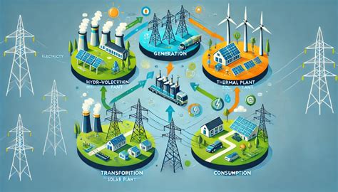 Generación Transporte Distribución Y Consumo De La Electricidad