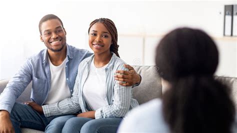Happy Married Couple After Successful Psychotherapy At Marital