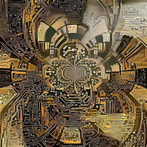 Electronic Circuit Art Aquatic Circuit Board Art Update Steven
