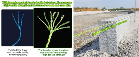 6 Roll Mason Line String Line 18 Braided Nylon String