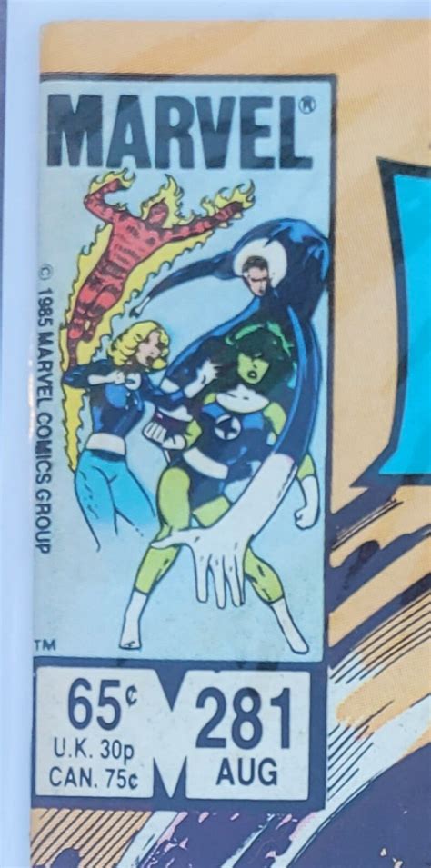 Vintage Marvel Comics Fantastic Four 281 Etsy